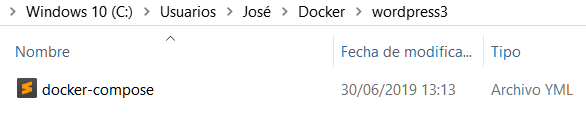 Instalar WordPress en Docker con Windows-10 - Labarta