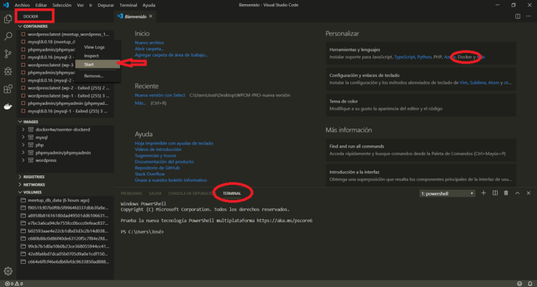 Trabajar con Docker en Visual Studio Code - Labarta